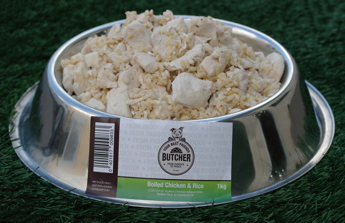 Boiled Chicken And Rice 1kg Pack